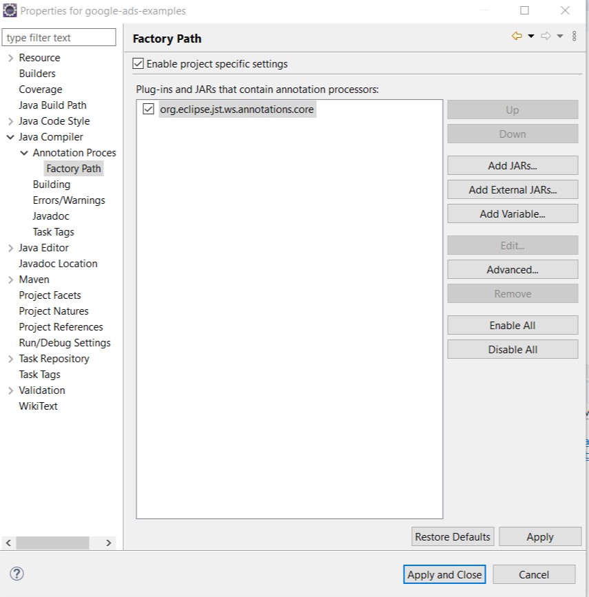 Error in setting up Property · Issue #329 · googleads/google-ads-java · GitHub
