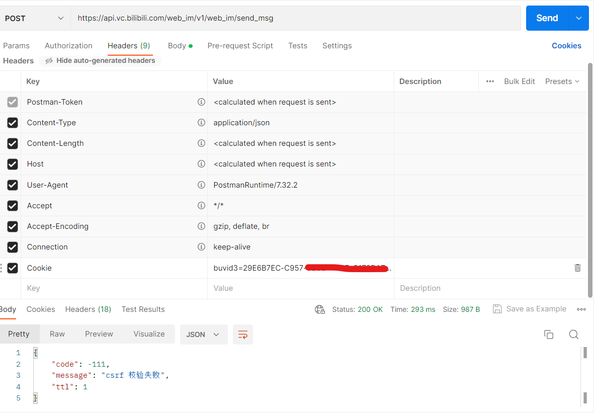 发送私信接口是不是有问题？ · Issue #670 · SocialSisterYi/bilibili-API-collect · GitHub