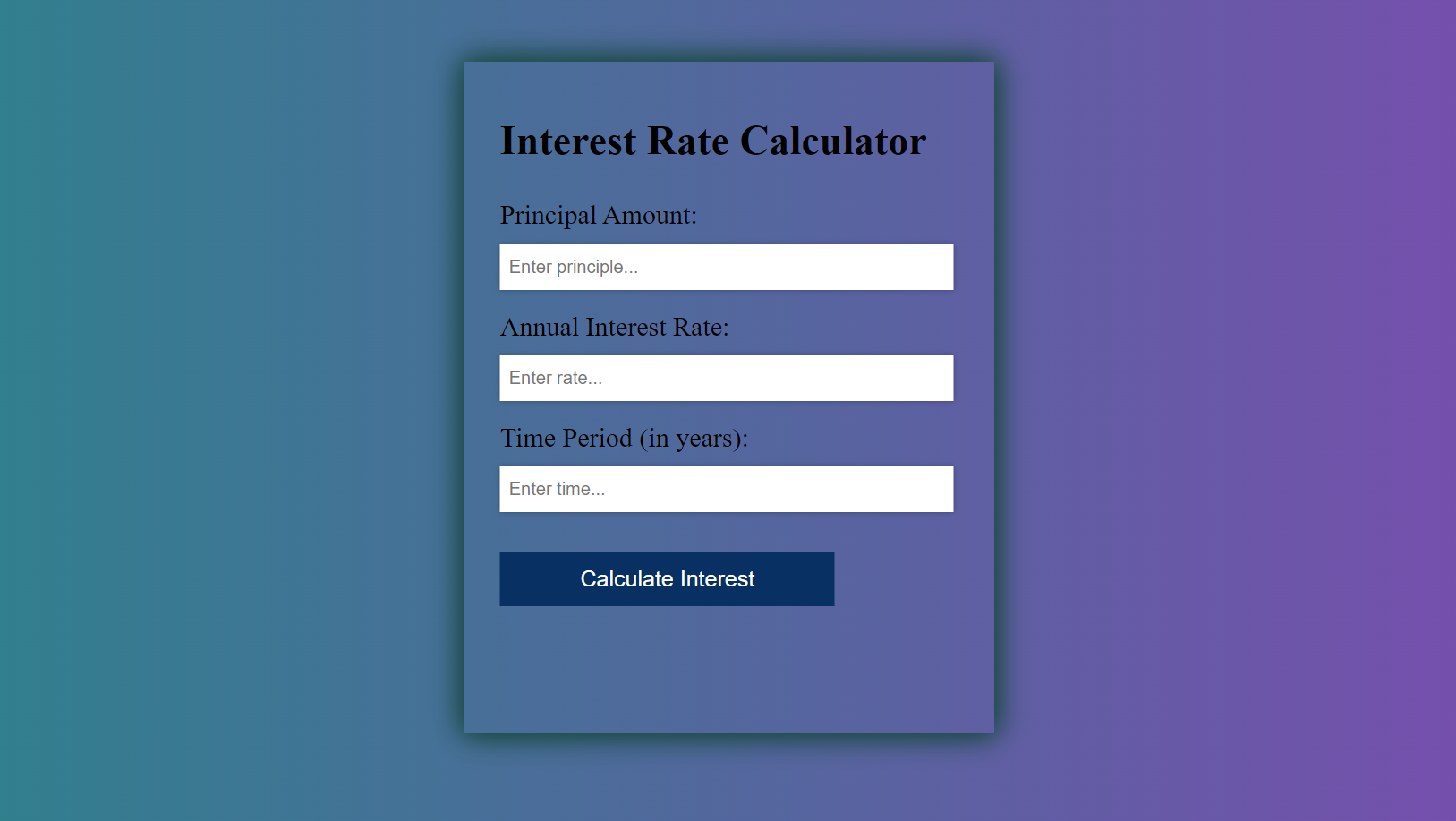 GitHub - gokarna123-goku/interest_rate_calculator: Chat GPT make an ...