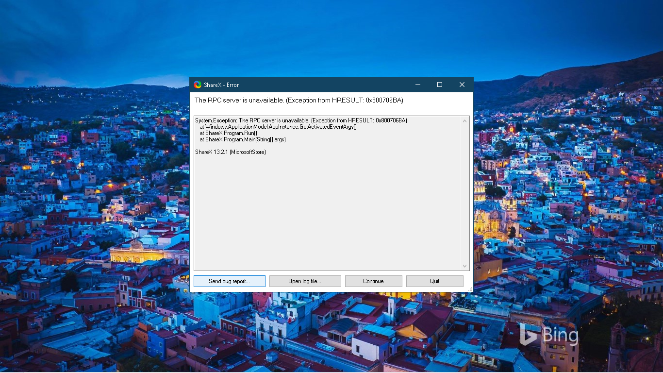 Bug Report · Issue #5053 · ShareX/ShareX · GitHub