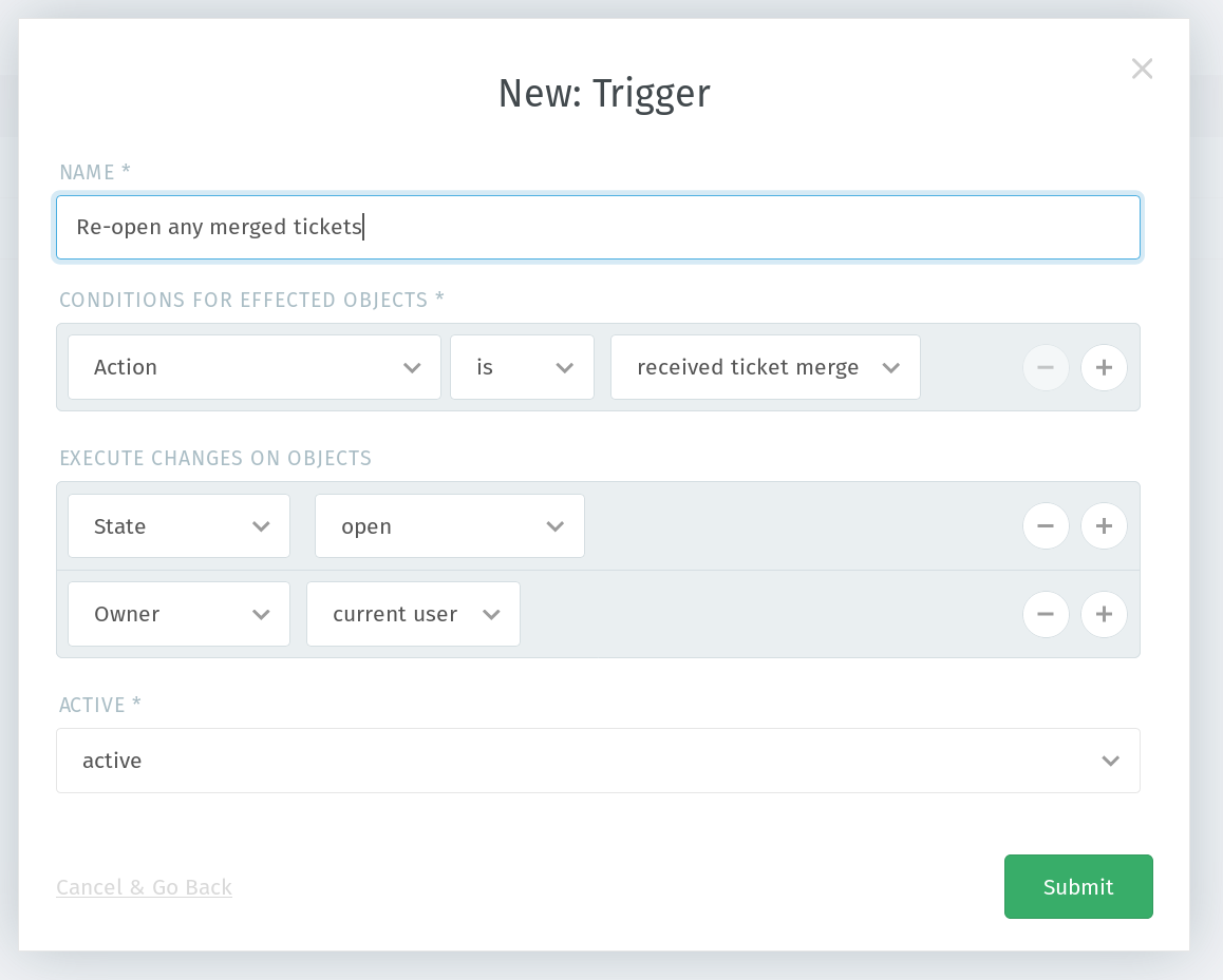 Add "received ticket merge" as an action condition for triggers · Issue #2467 · zammad/zammad ...