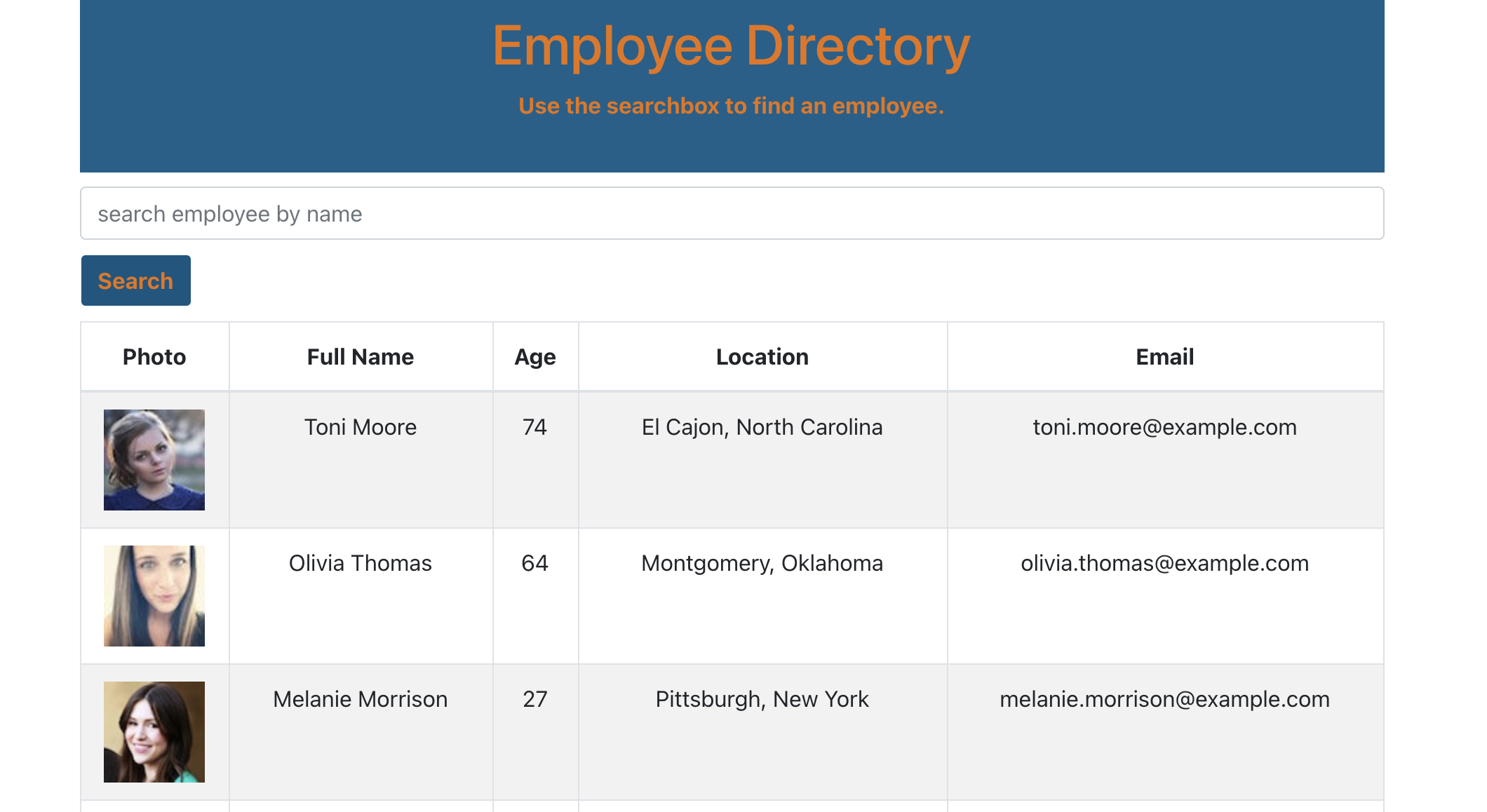 GitHub - lbarnes86/employee-directory