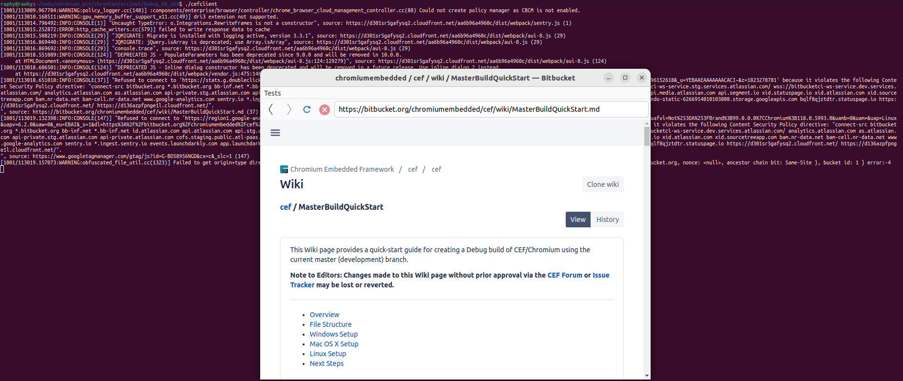 Linux Cefclient Crash When Selecting Show Devtools · Issue 3574