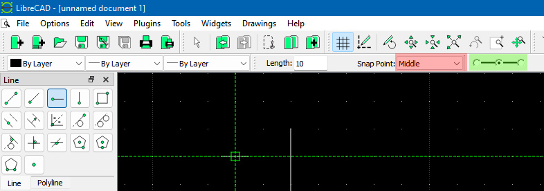 Suggestion: Line snap point options with option button · Issue #1627 · LibreCAD/LibreCAD · GitHub