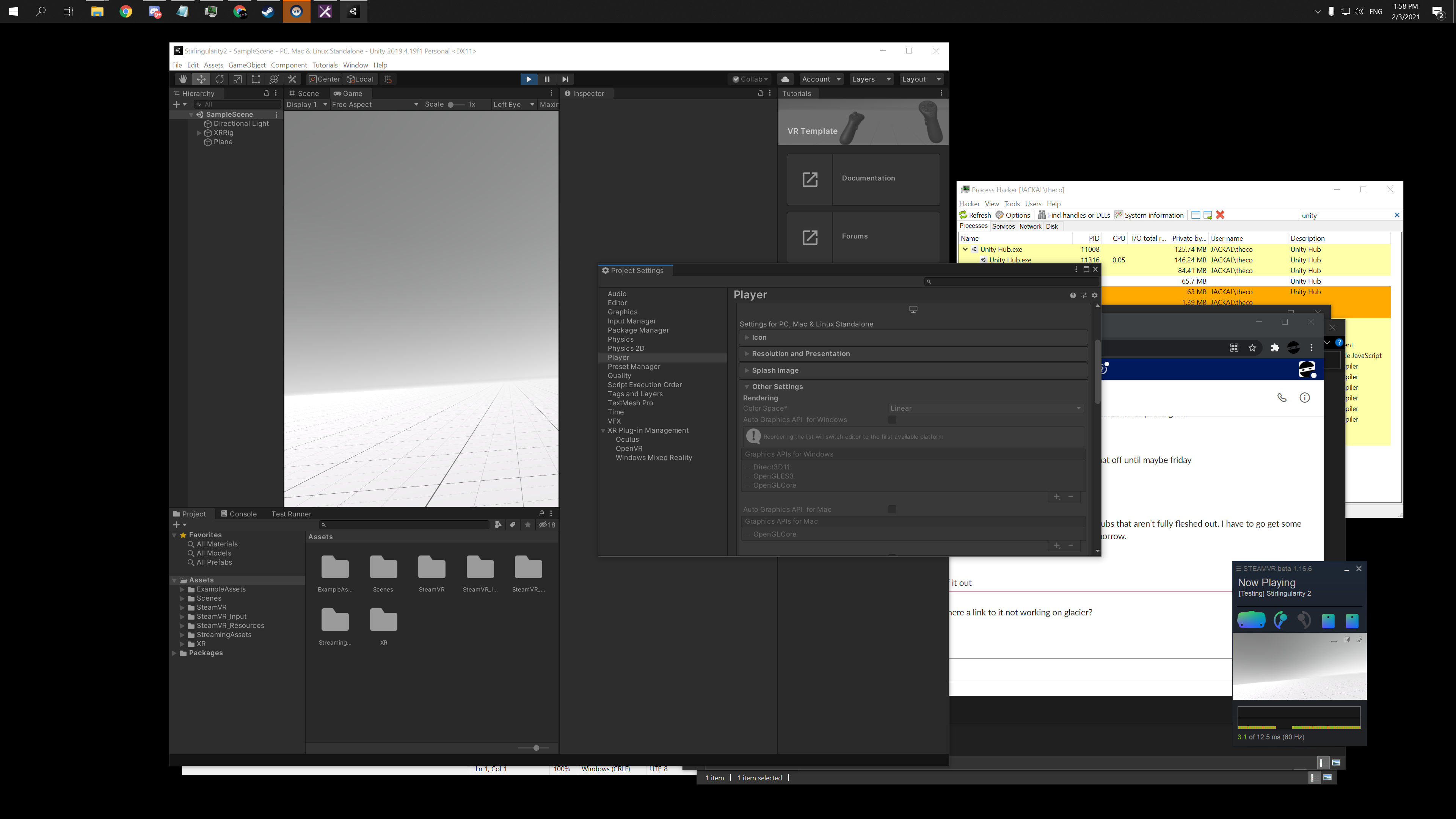 OpenGL / GL ES not working? (2019.4.19f1) · Issue #79 · ValveSoftware/unity-xr-plugin · GitHub