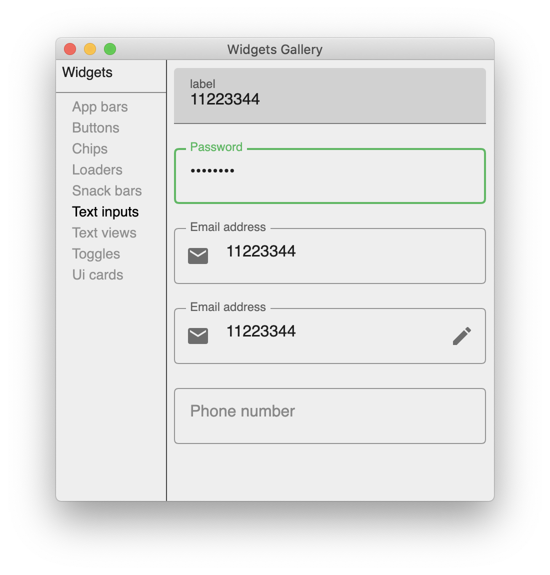 Wrong Vertical Alignment Of Textfield In Widgetsgallery Sample · Issue