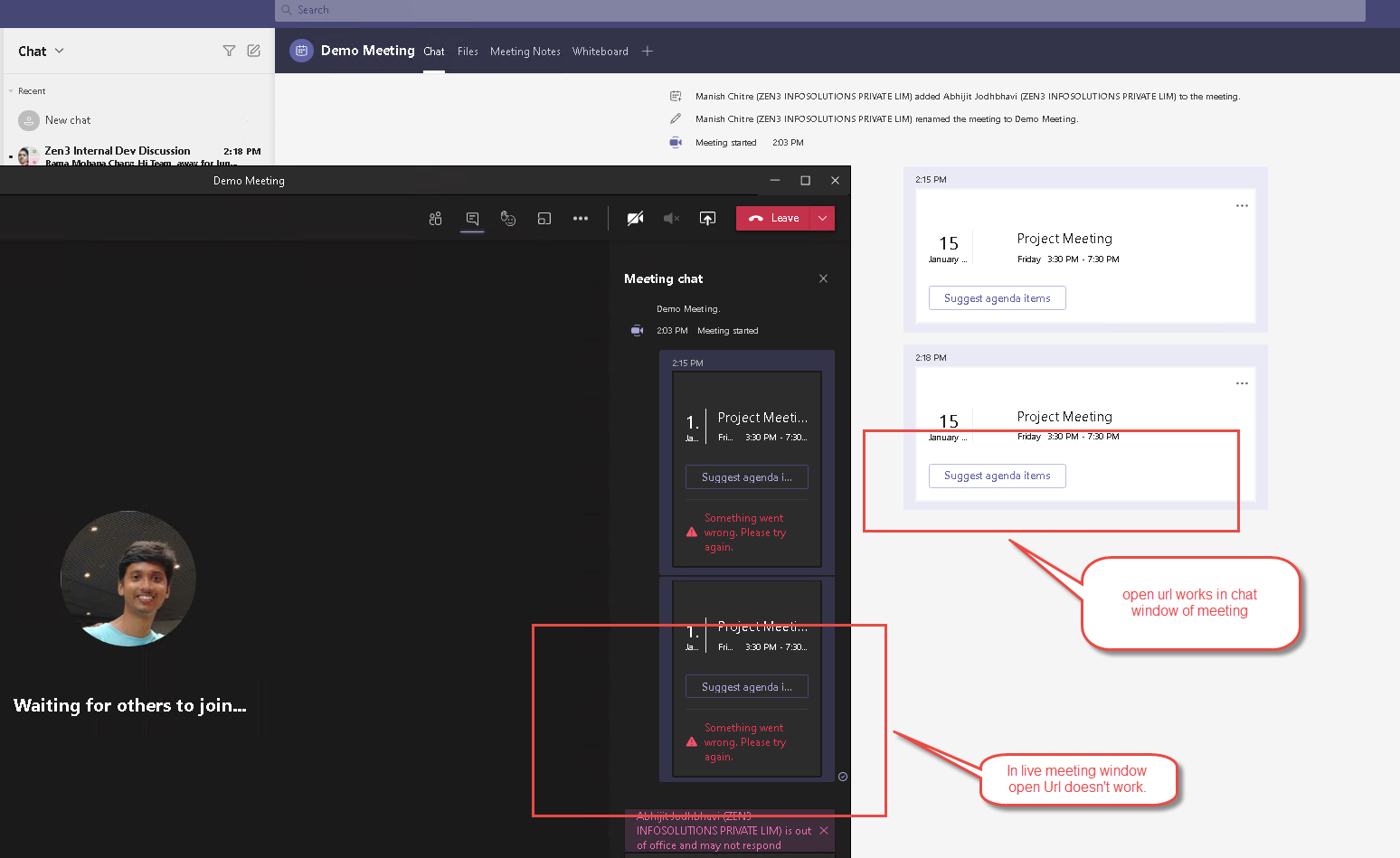 Action.OpenUrl not working in MS Teams - New meeting experience · Issue #5274 · microsoft ...