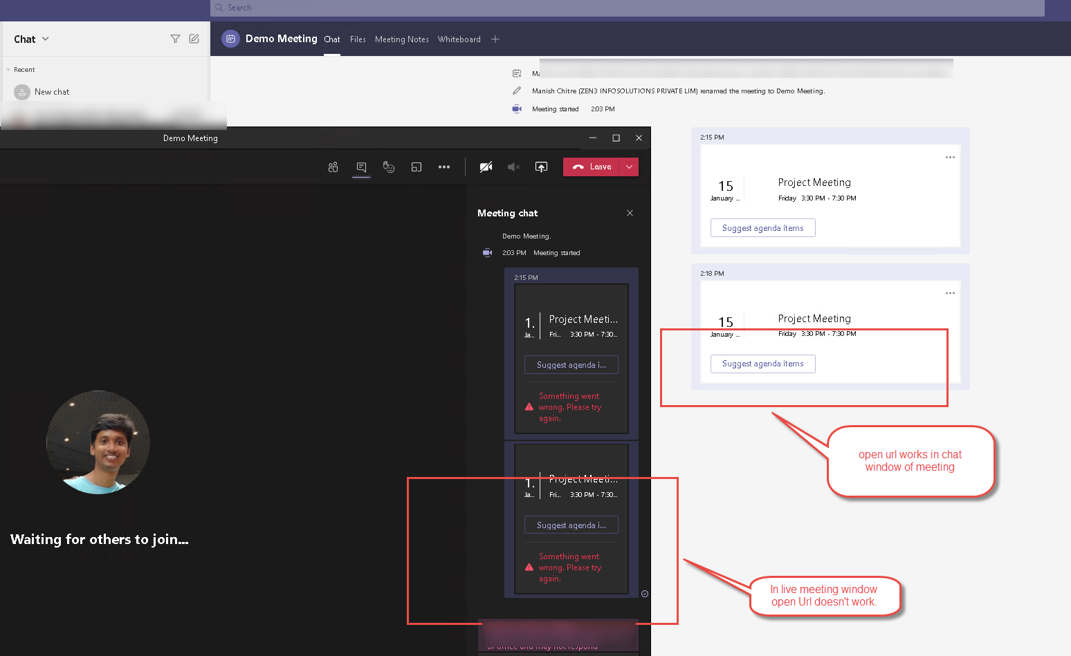 Action.OpenUrl not working in MS Teams - New meeting experience · Issue #5274 · microsoft ...