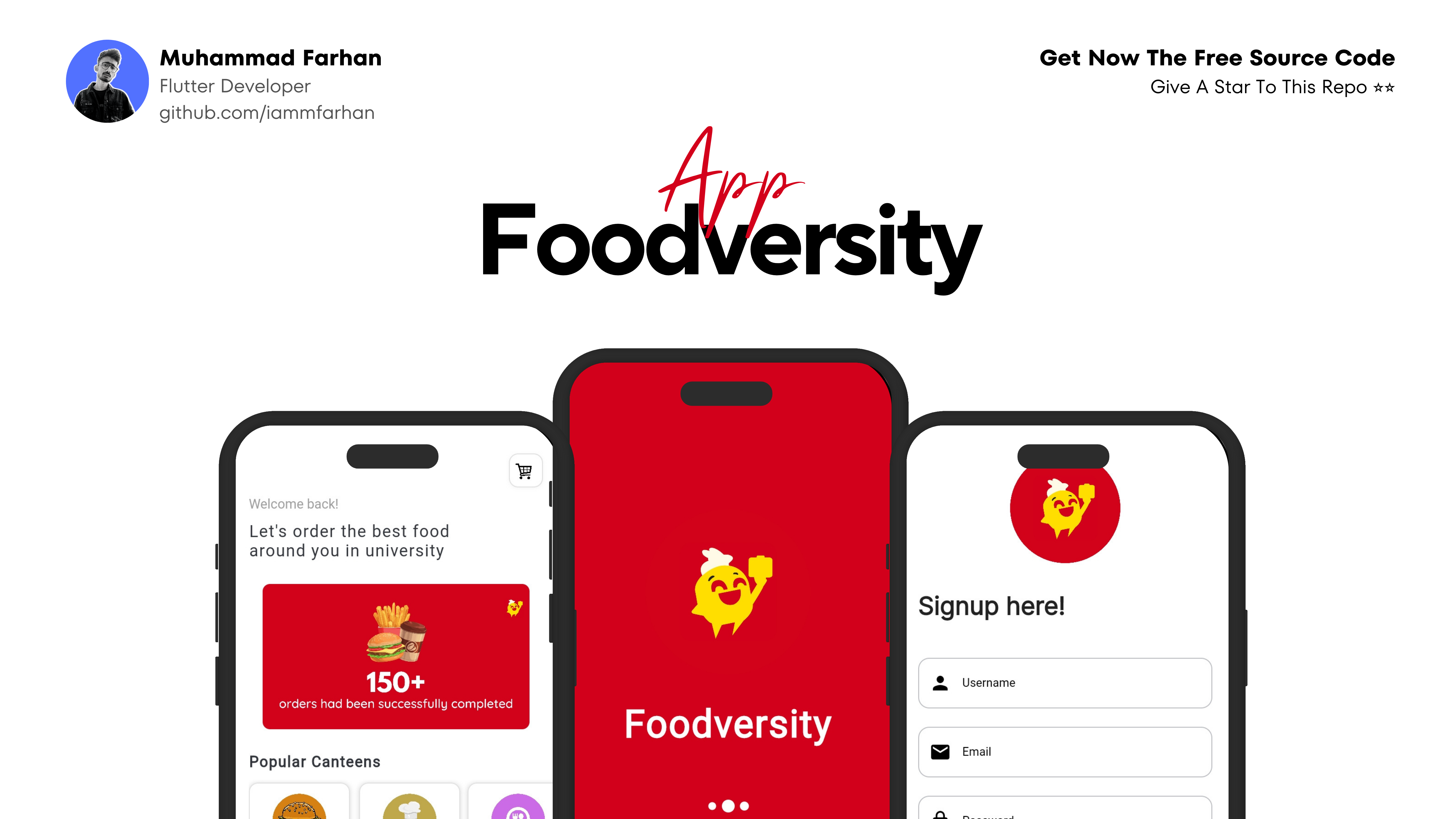 GitHub - iammfarhan/foodversity: Foodversity: A University-Based Food Ordering App UI
