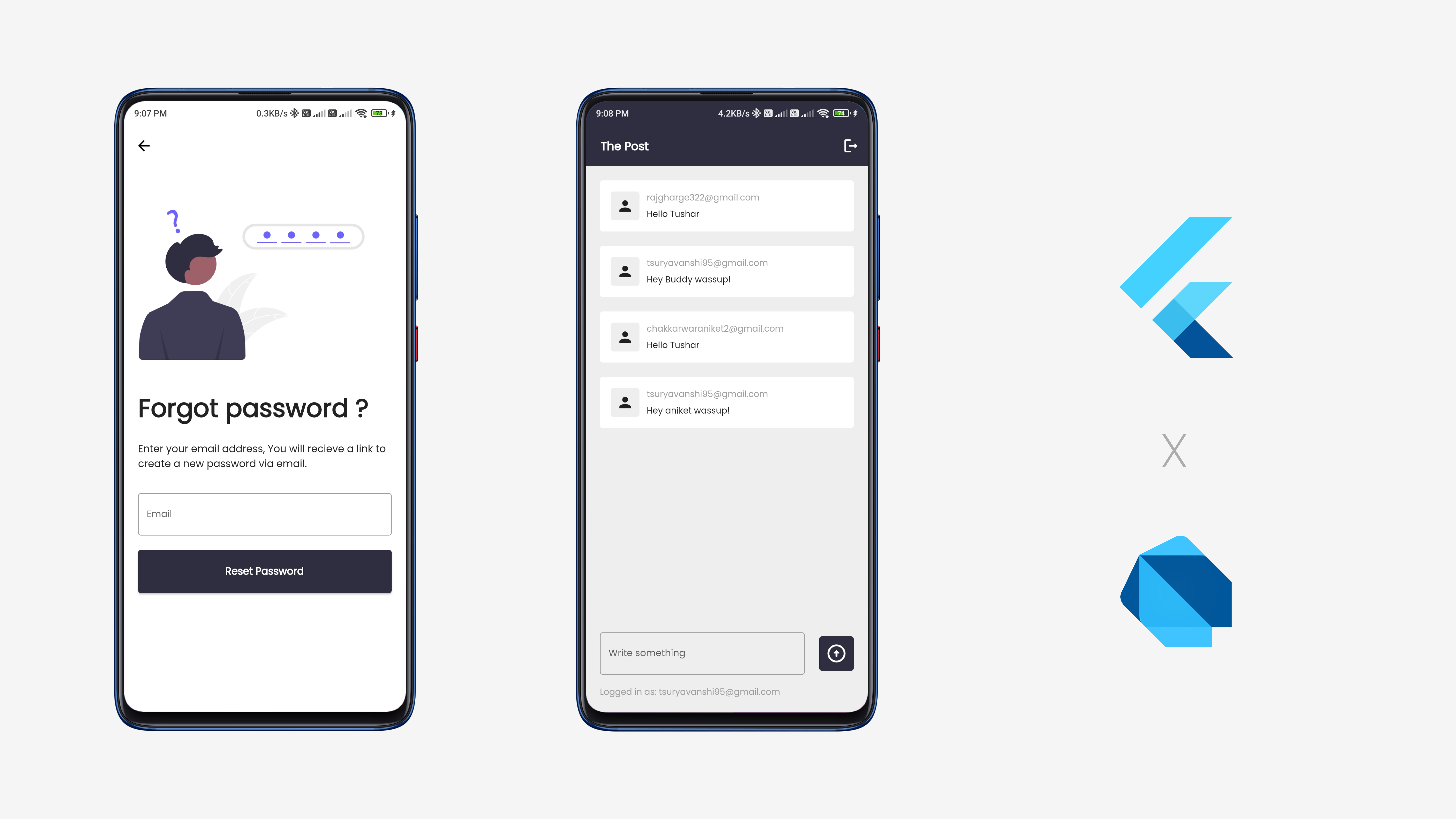 GitHub - perfecttushar/Flutter-Post-App: Flutter Post App: Share your ...