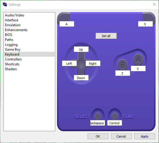 Switch Pro controller A button acts like Start button · Issue #1726 · mgba-emu/mgba · GitHub
