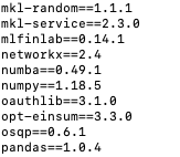 Followed mlfinlab installation for mac, however ModuleNotFoundError ...