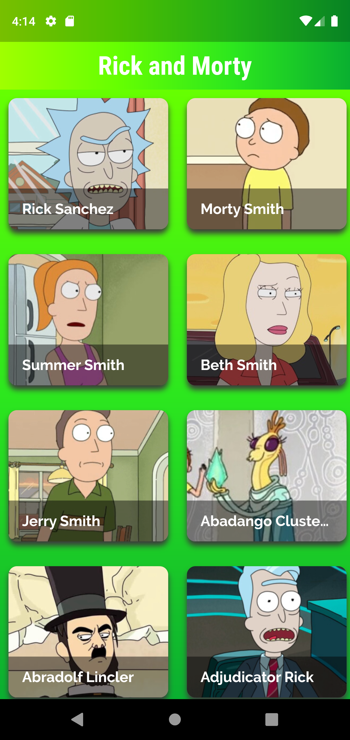 GitHub - metalFrenzy/Rick-and-Morty: Flutter application that uses Rick ...