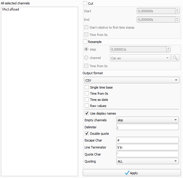GUI: Export CSV doesn't work as expected · Issue #523 · danielhrisca ...