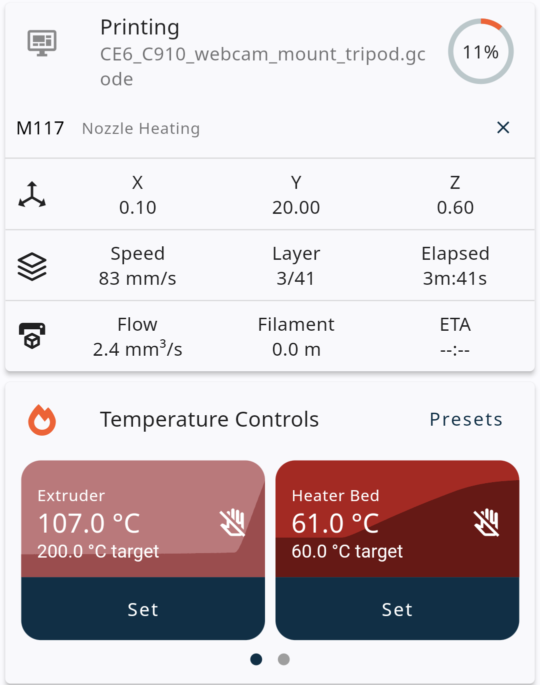 Layer progress and number of layers incorrect · Issue #138 · Clon1998/mobileraker · GitHub