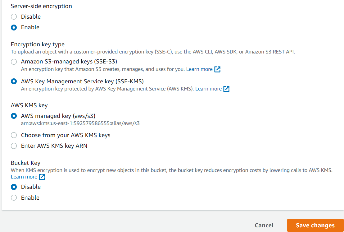 aws_s3 encryption= · Issue #22366 · aws/aws-cdk · GitHub