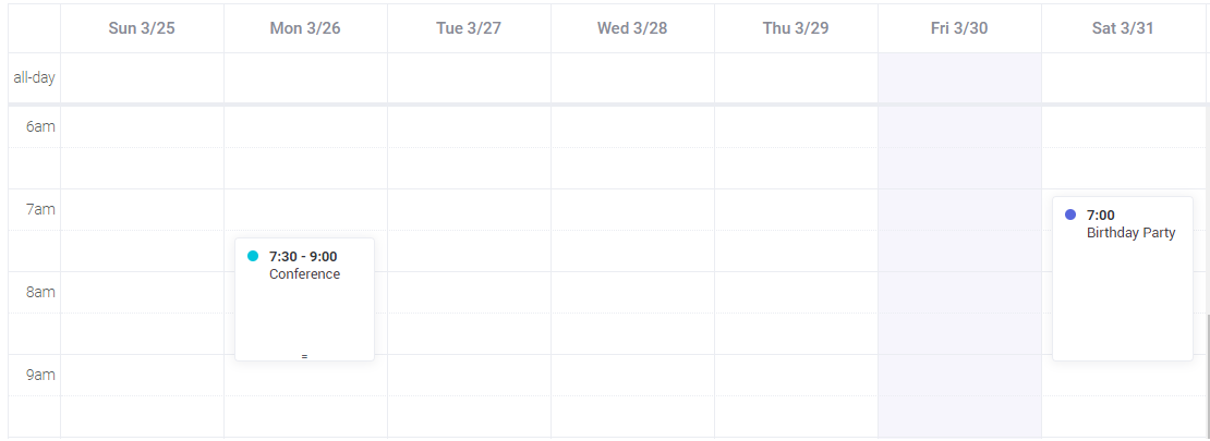 Week view resize event horizontally in specific hour range · Issue #4128 · fullcalendar ...