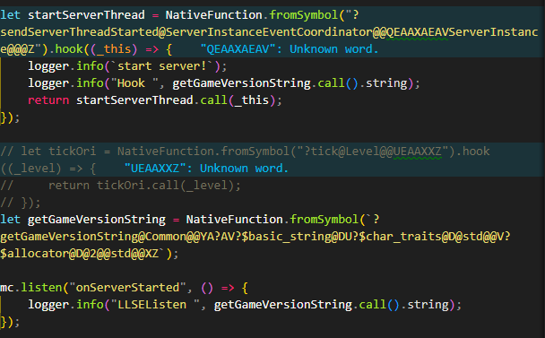 NativeFunction调用不稳定 · Issue #1364 · LiteLDev/LeviLamina · GitHub