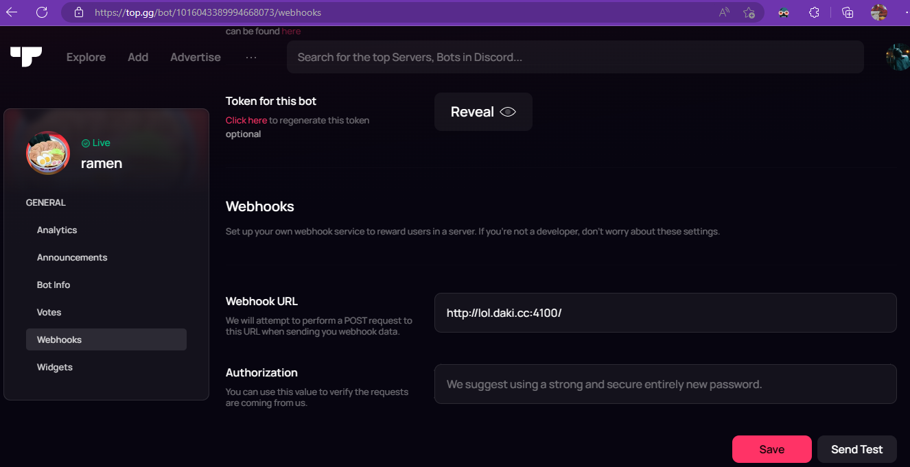 GitHub - spuckhafte/topgg-wrapper: socket-io based wrapper for top.gg voting system