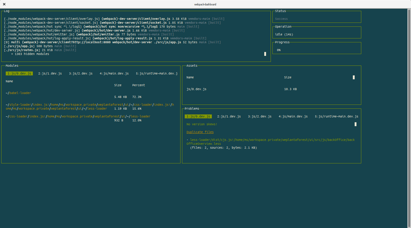 version 2 does not resize on terminal resize · Issue #251 · FormidableLabs/webpack-dashboard ...