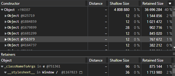 Stylesheet._classNameToArgs can cause memory leaks · Issue #21630 ...