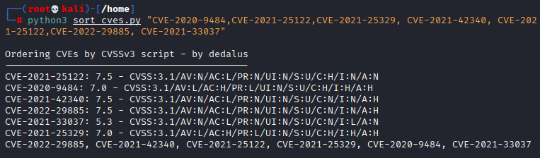 GitHub - julio-navarro-lara/sort-cves: A simple Python script to sort a ...