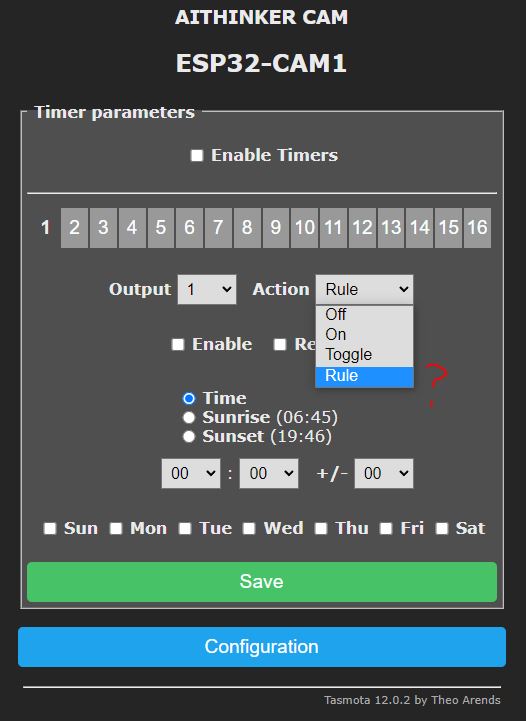 Tasmota ESP32-CAM: need help with rule to check for night · arendst Tasmota · Discussion #16378 ...