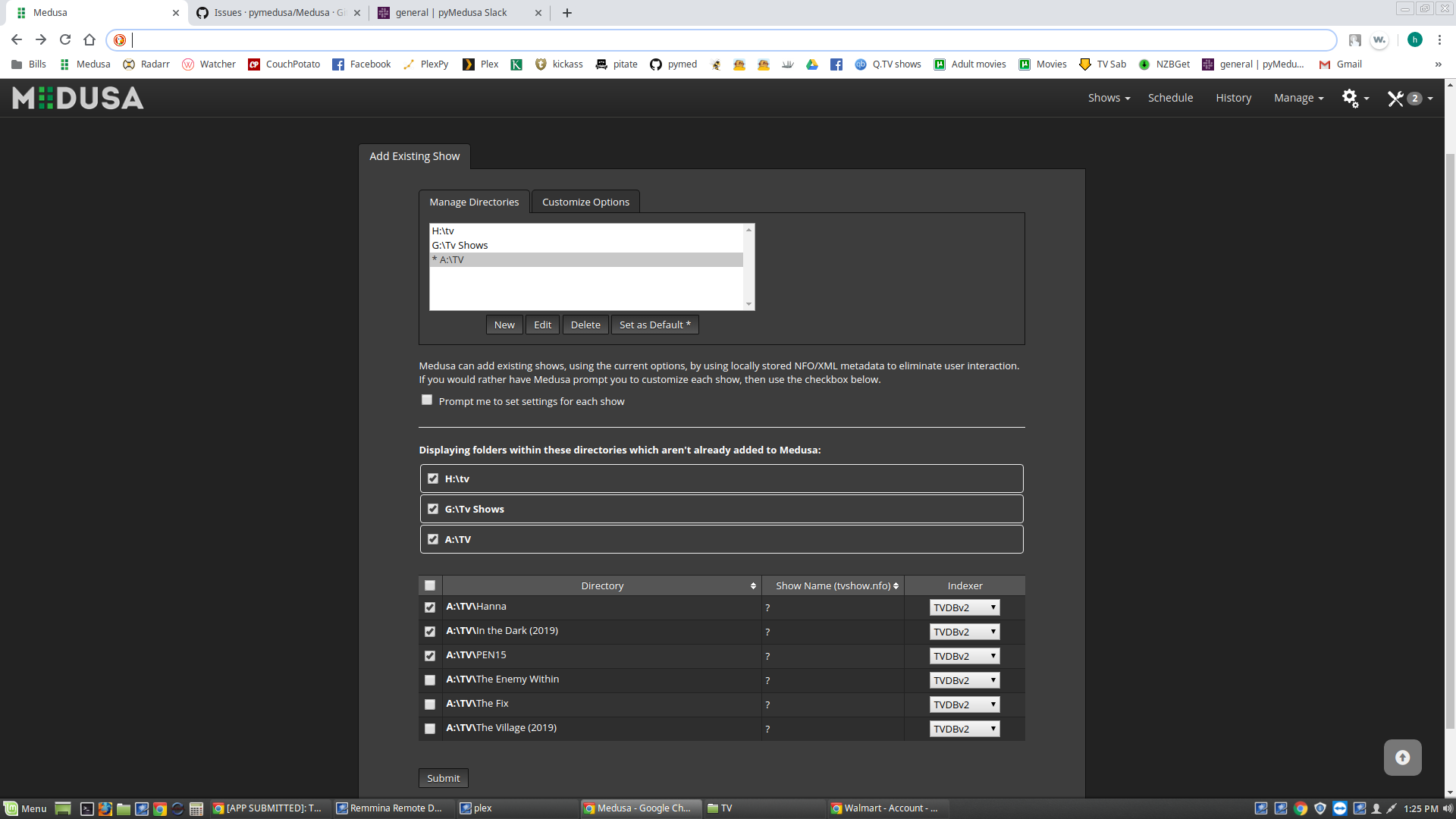 Mako Error when adding existing shows · Issue #6185 · pymedusa/Medusa · GitHub