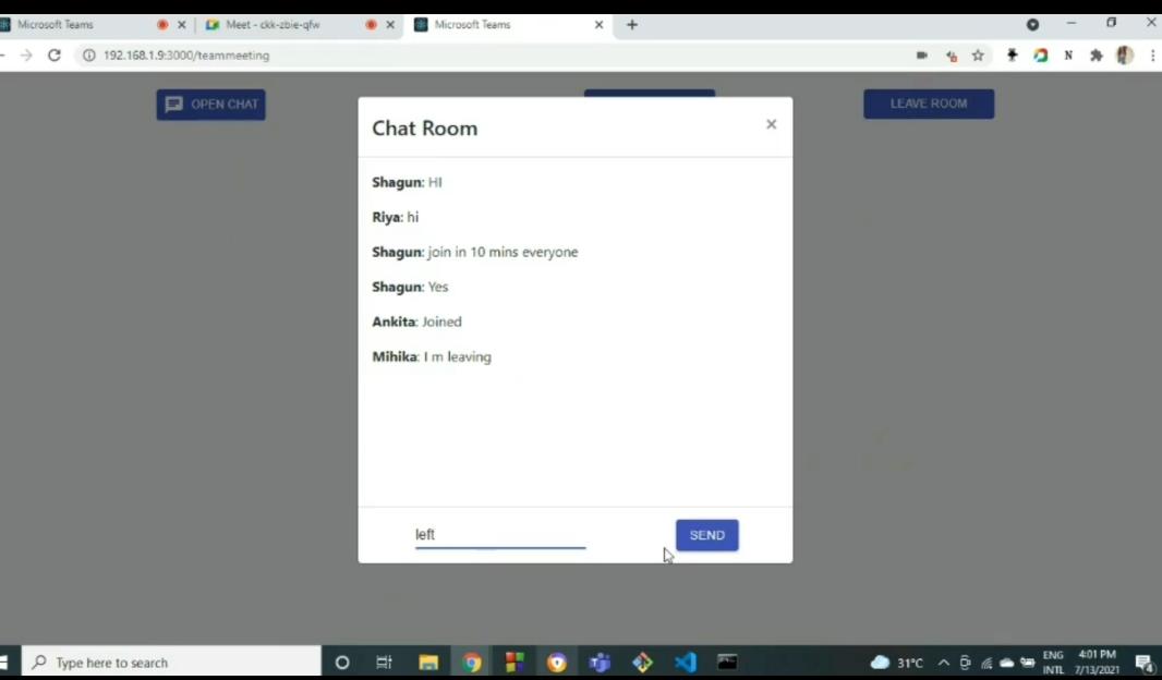 GitHub - shagunuppal18/Microsoft-Teams-Clone