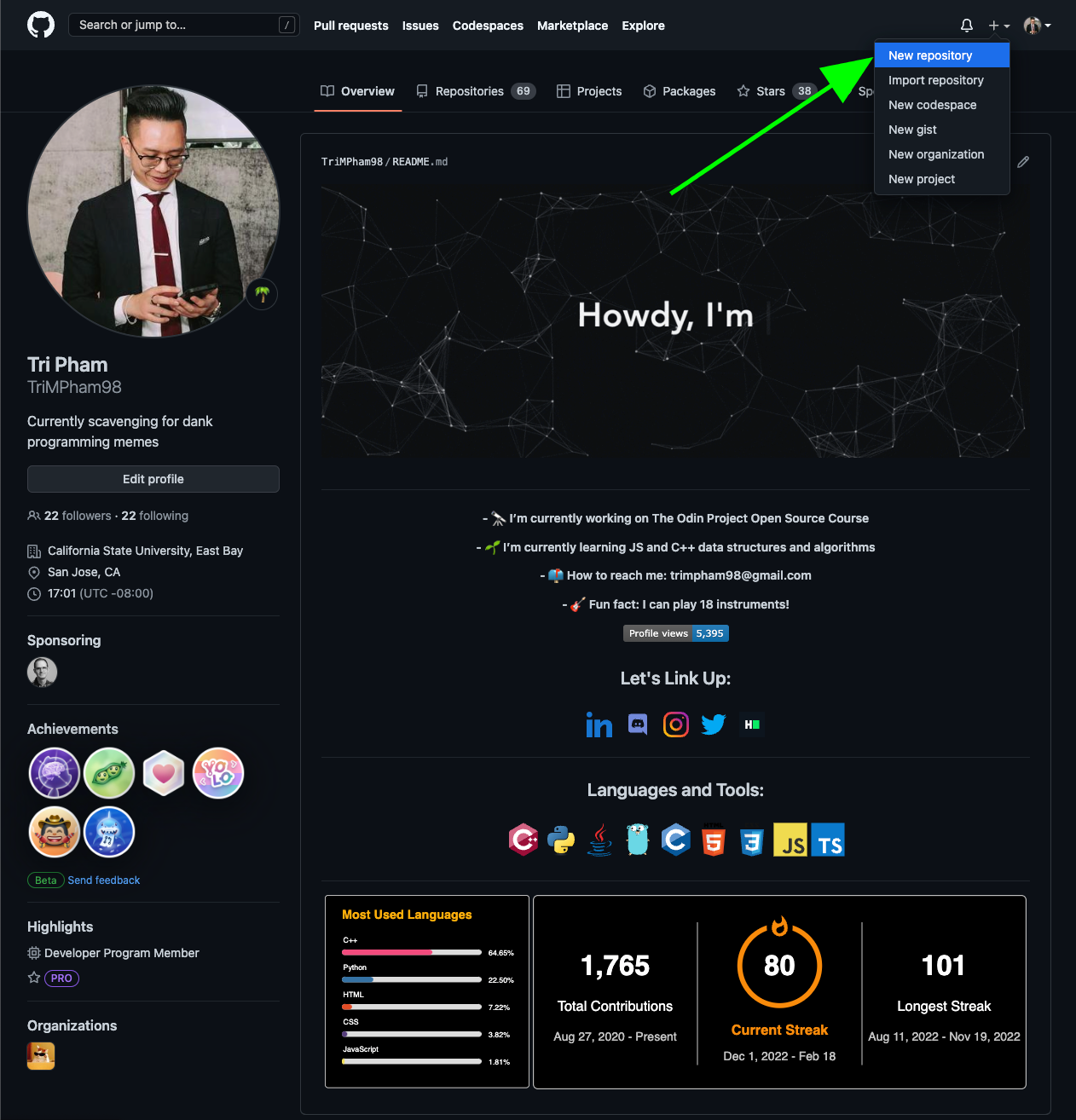 GitHub - TriMPham98/Polish-Your-Profile: This repo provides users with ...