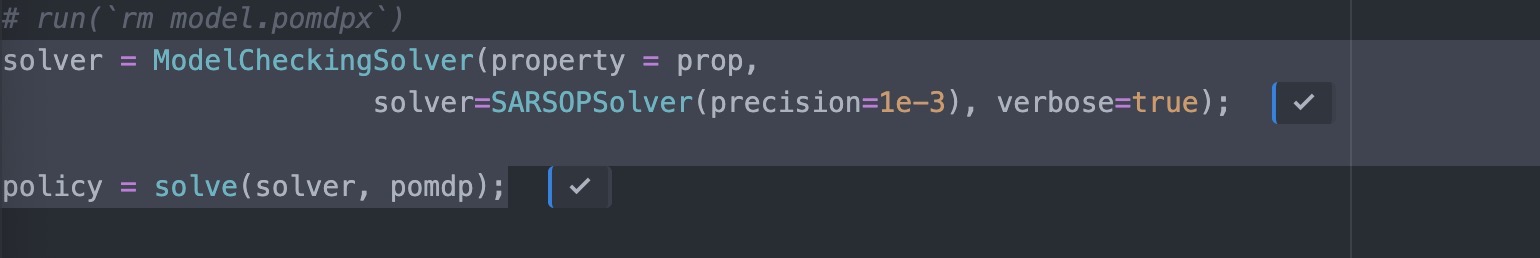 UndefVarError: spot not defined · Issue #12 · sisl/POMDPModelChecking.jl · GitHub