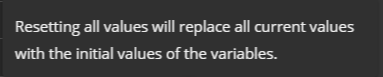 In Environment, Empty 'current value' should assume 'Initial value' for any variable · Issue ...
