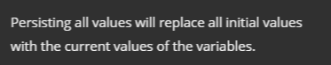 In Environment, Empty 'current value' should assume 'Initial value' for any variable · Issue ...
