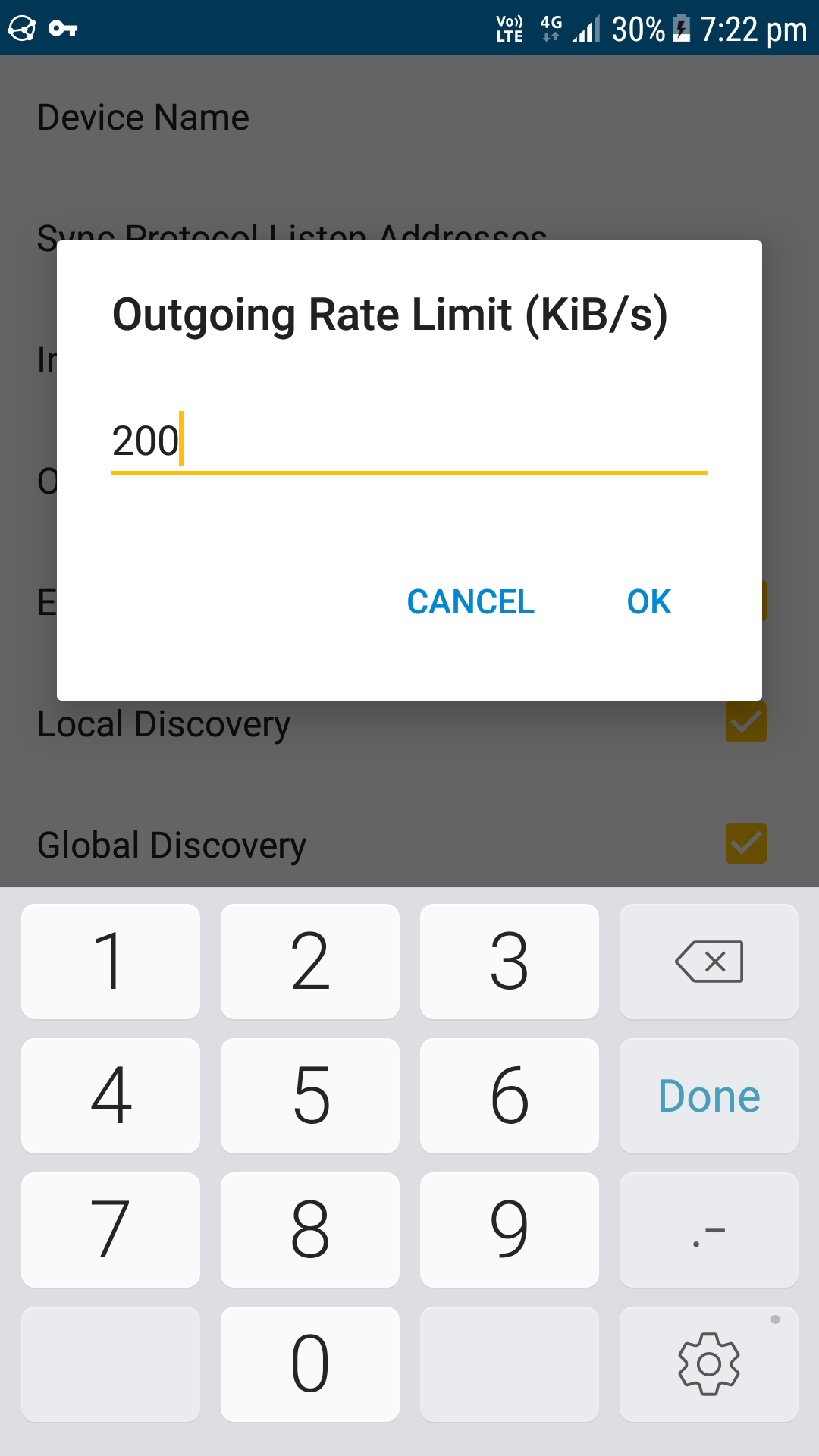 Outgoing Limit Rate setting being immediately forgotton · Issue #911 ...