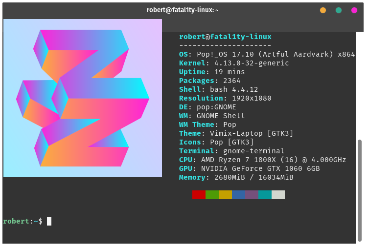 Gnome Terminal Issue · Issue 913 · Dylanaraps Neofetch · Github