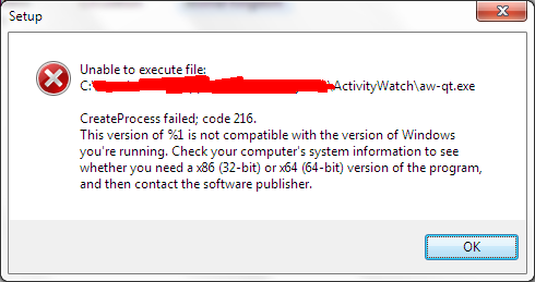 Not working in 32 bit OS · Issue #605 · ActivityWatch/activitywatch · GitHub