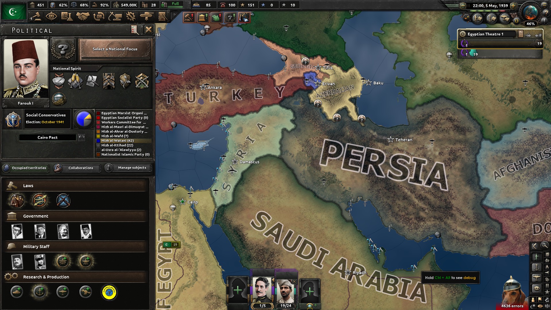 EGY - "Support the State of Iraq" Focus should Require Iraq to Exist · Issue #16728 ...