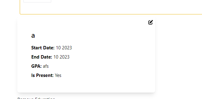 Make Card for successful entry of Sections · Issue #19 · swciitg/PortfolioBuilder · GitHub