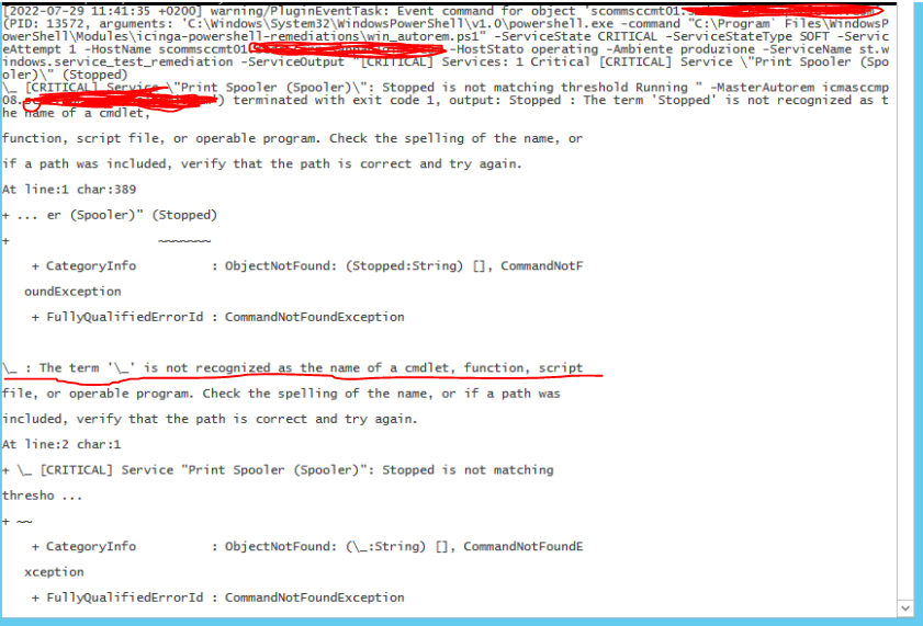Autoremediation Windows Services - Output Problem · Issue #311 · Icinga/icinga-powershell ...