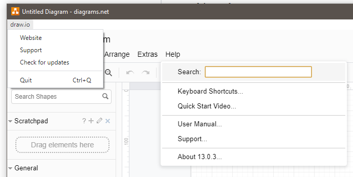 Way to hide or remove the native menu bar · Issue #91 · jgraph/drawio-desktop · GitHub