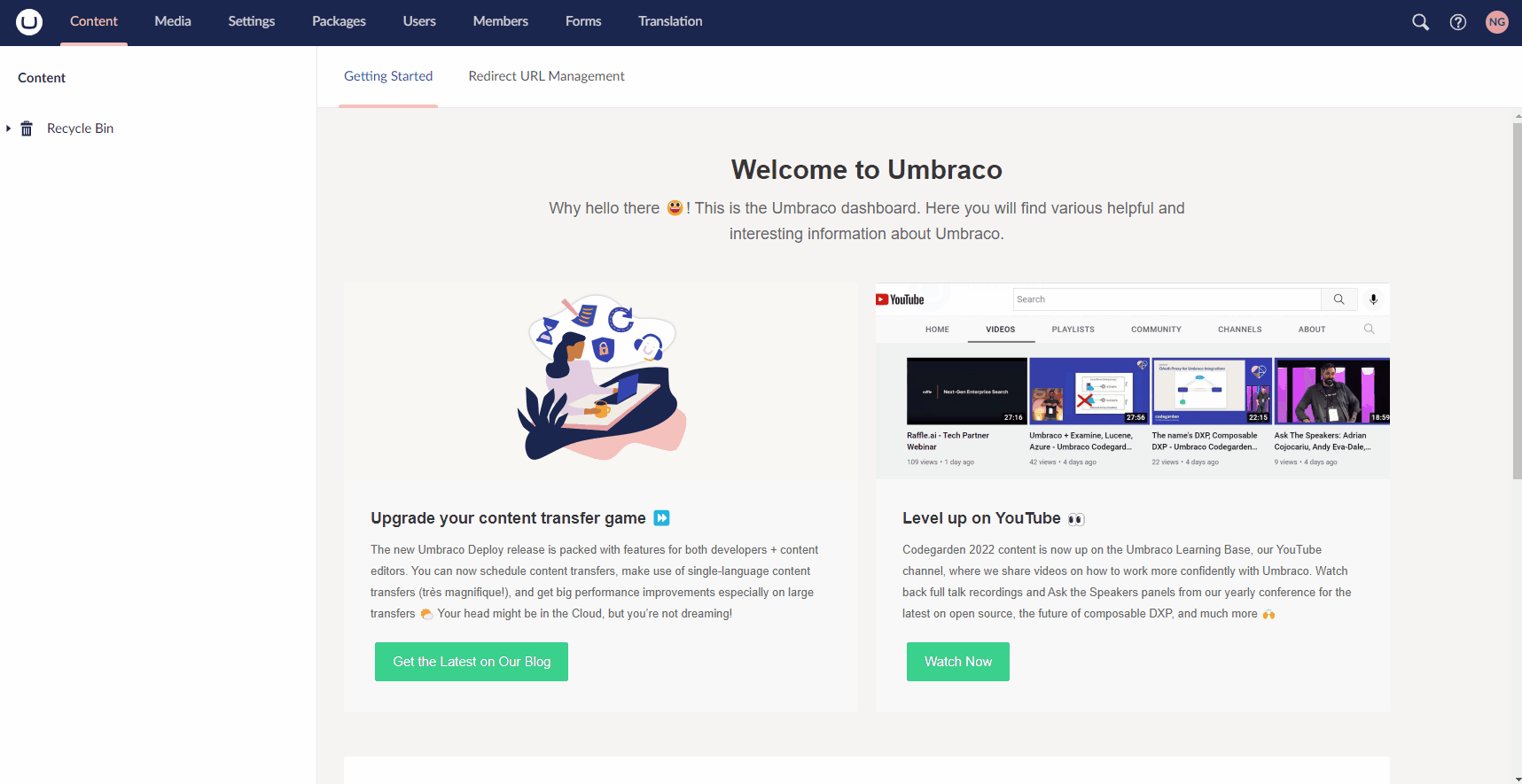 Cannot click recycle-bin items to mark them · Issue #13119 · umbraco/Umbraco-CMS · GitHub