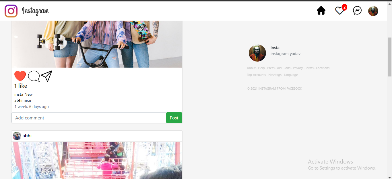 GitHub - abhishek351/Instagram: It is a fully functional and responsive ...