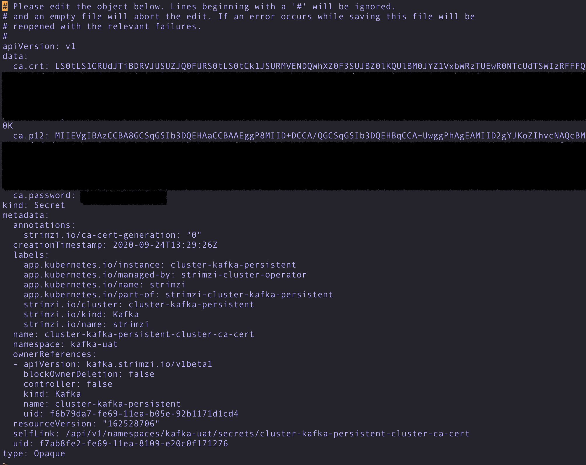 can reinstall kafka cluster without renew certificat? · Issue #3868 · strimzi/strimzi-kafka ...