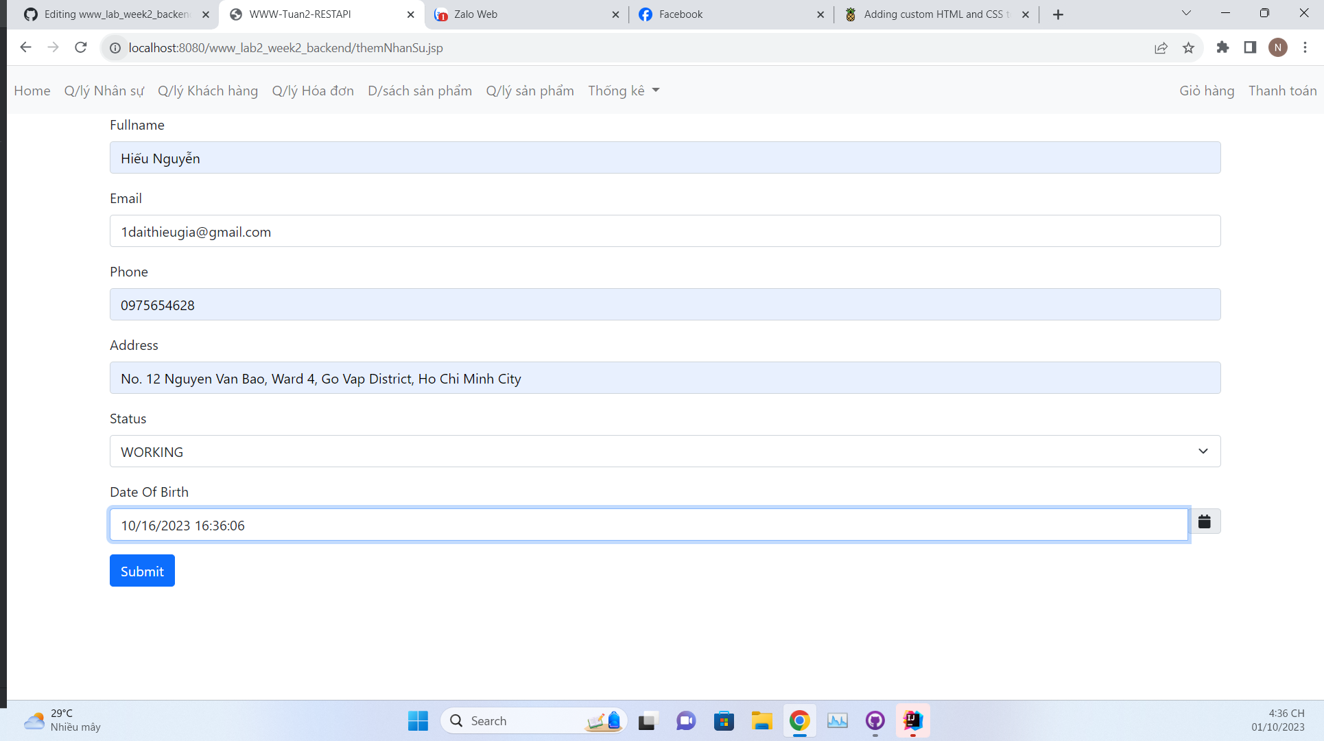 GitHub - nguyenhieu1435/www_lab_week2_backend: Thực hành WWW, tuần 2 (Backend)