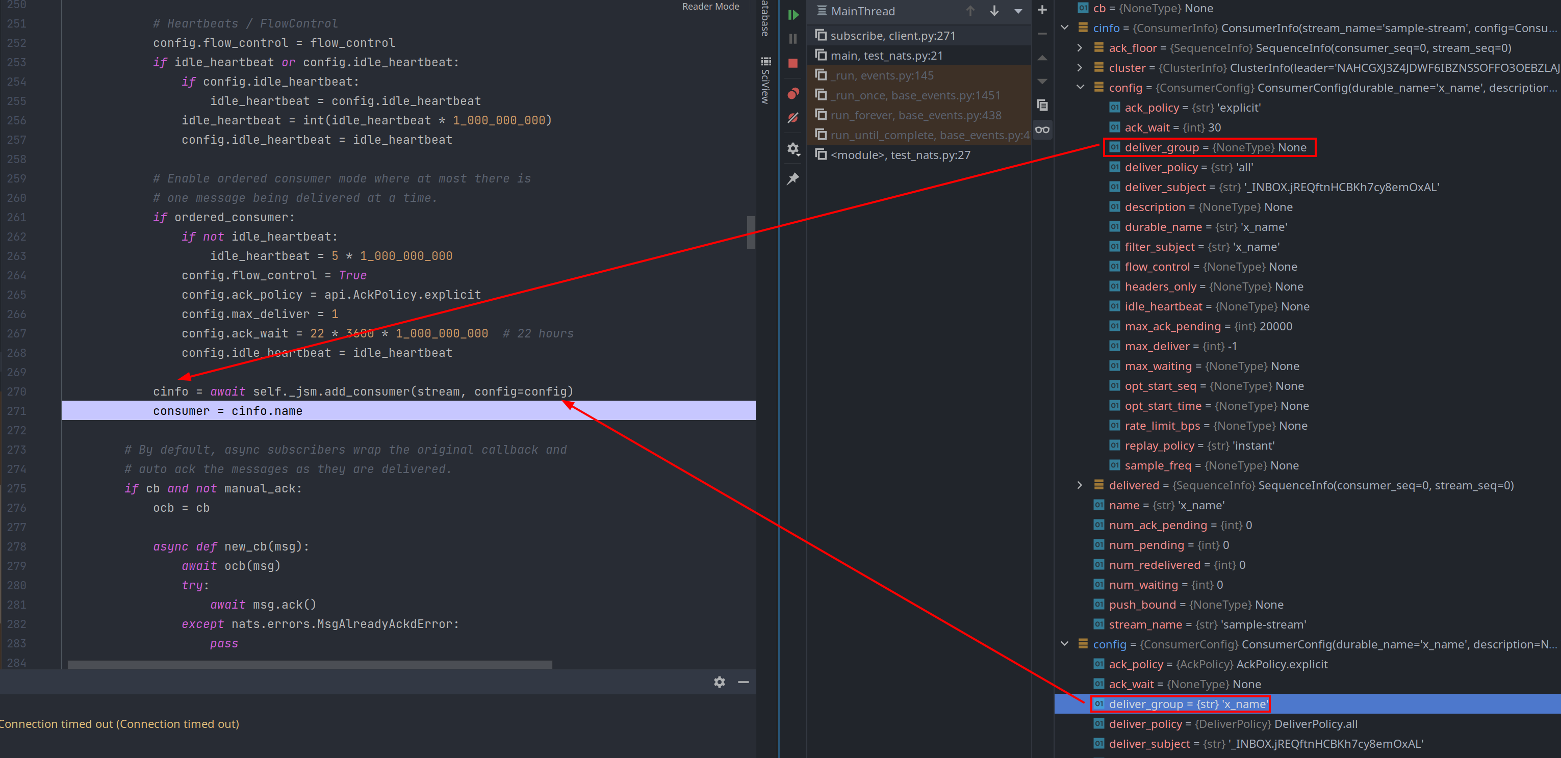 Cannot create subscription on consumer without a deliver group · Issue #240 · nats-io/nats.py ...