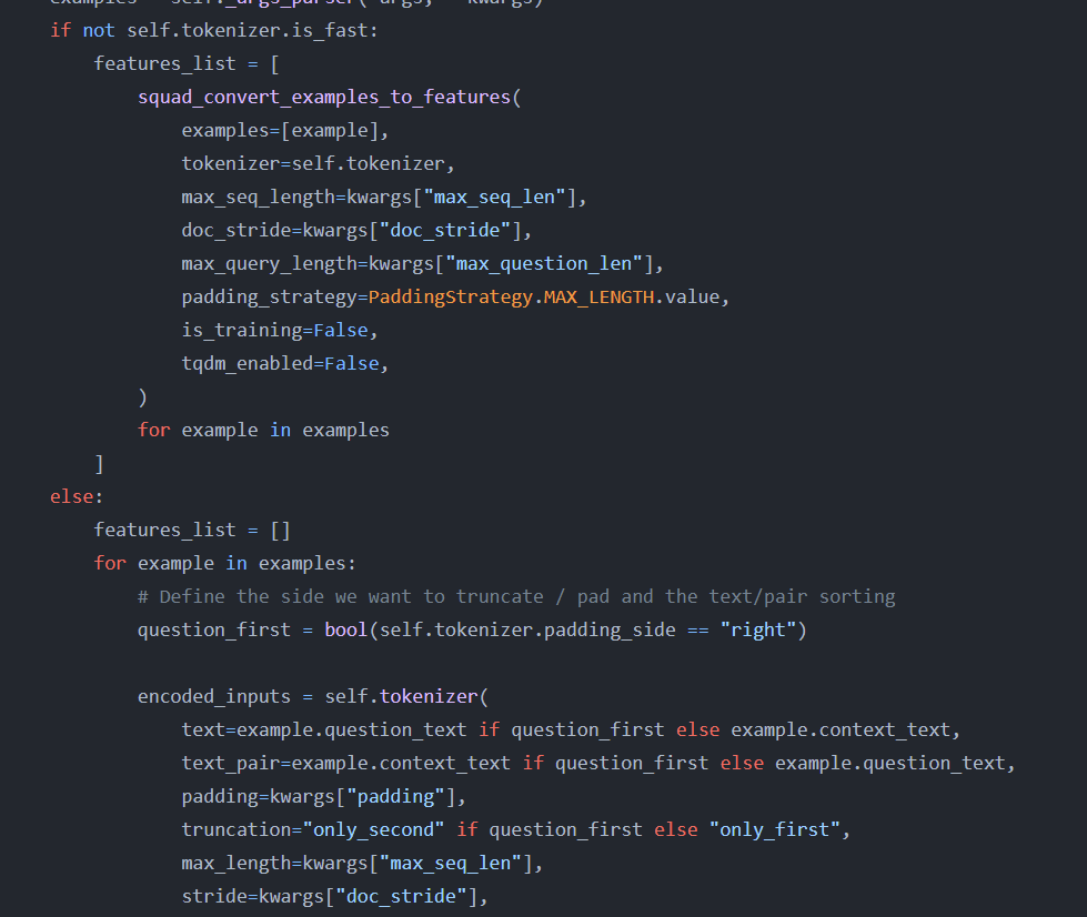 AttributeError when running question answering models for result ...