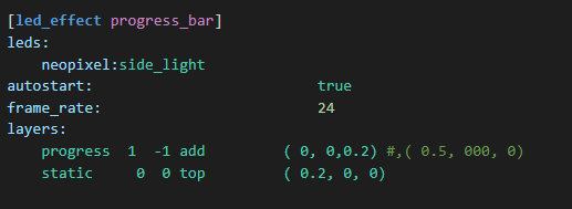 Progress LEDs are offset · Issue #84 · julianschill/klipper-led_effect · GitHub