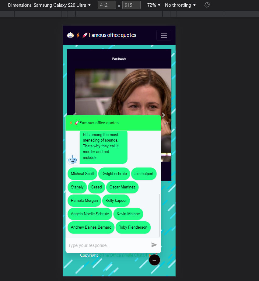 GitHub - aasim-syed/the-office-simplechatbot: From one office fan boi ...