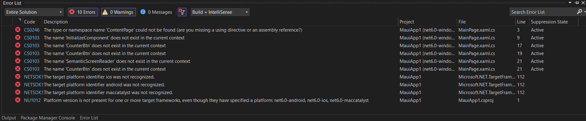 The target platform identifier android/ios/maccatalyst was not recognized · Issue #9134 · dotnet ...