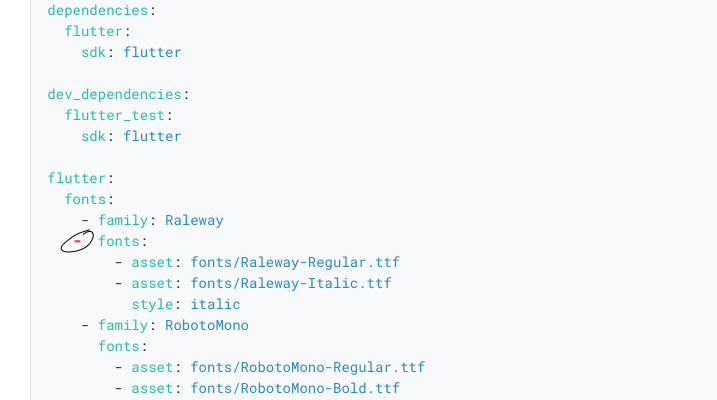 'Use a custom font' page issue · Issue #5158 · flutter/website · GitHub
